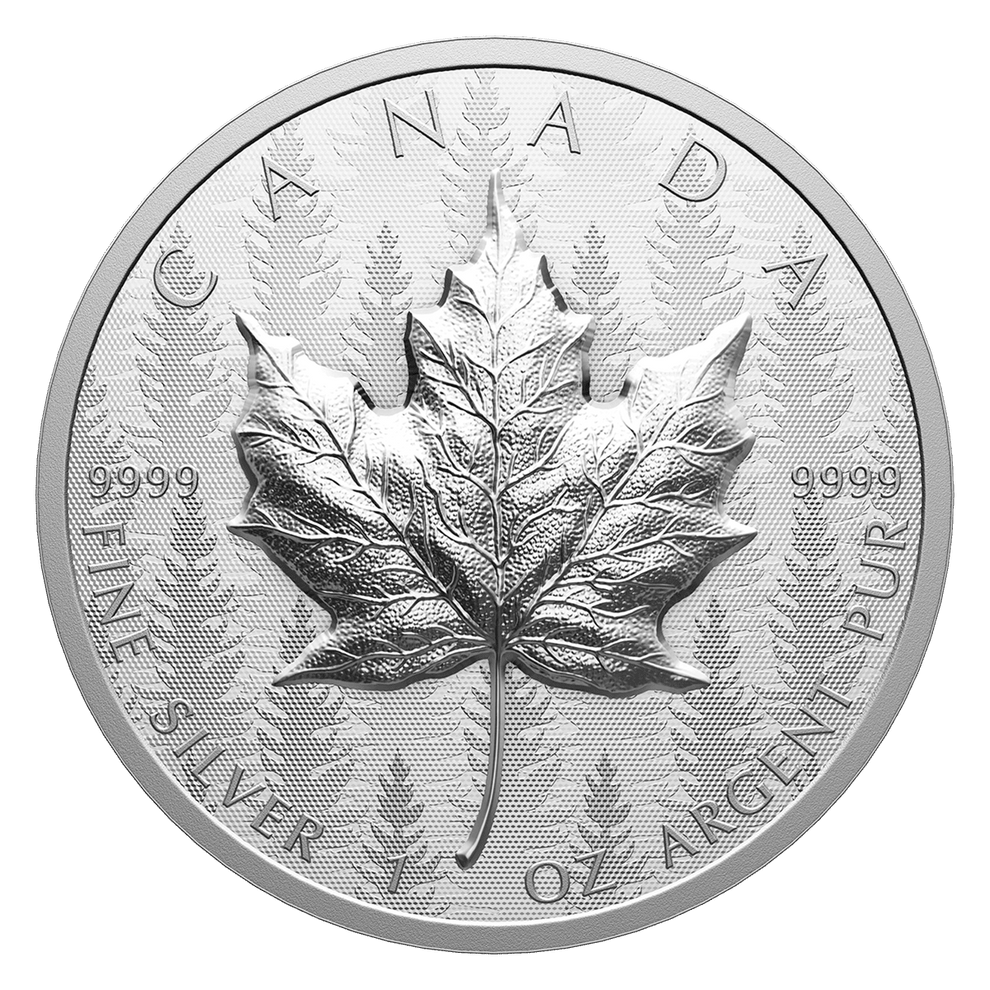 2024 1oz Silver Maple Leaf Coin – Ultra High Relief Proof – The Scoin Shop
