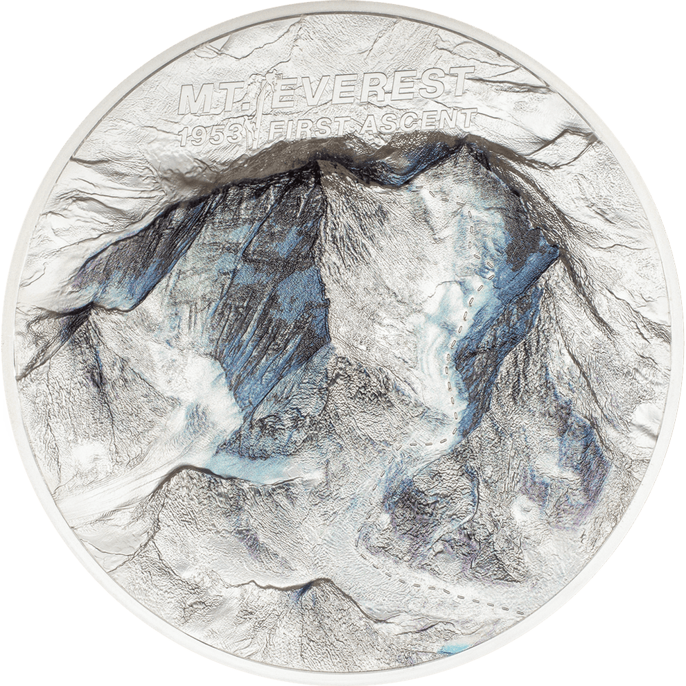 Mount Everest 1 Kilo Silver Coin – The Scoin Shop