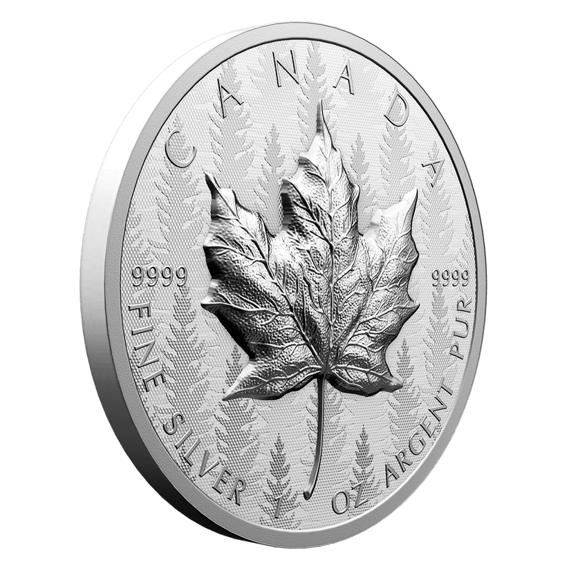 2024 1oz Silver Maple Leaf Coin – Ultra High Relief Proof – The Scoin Shop