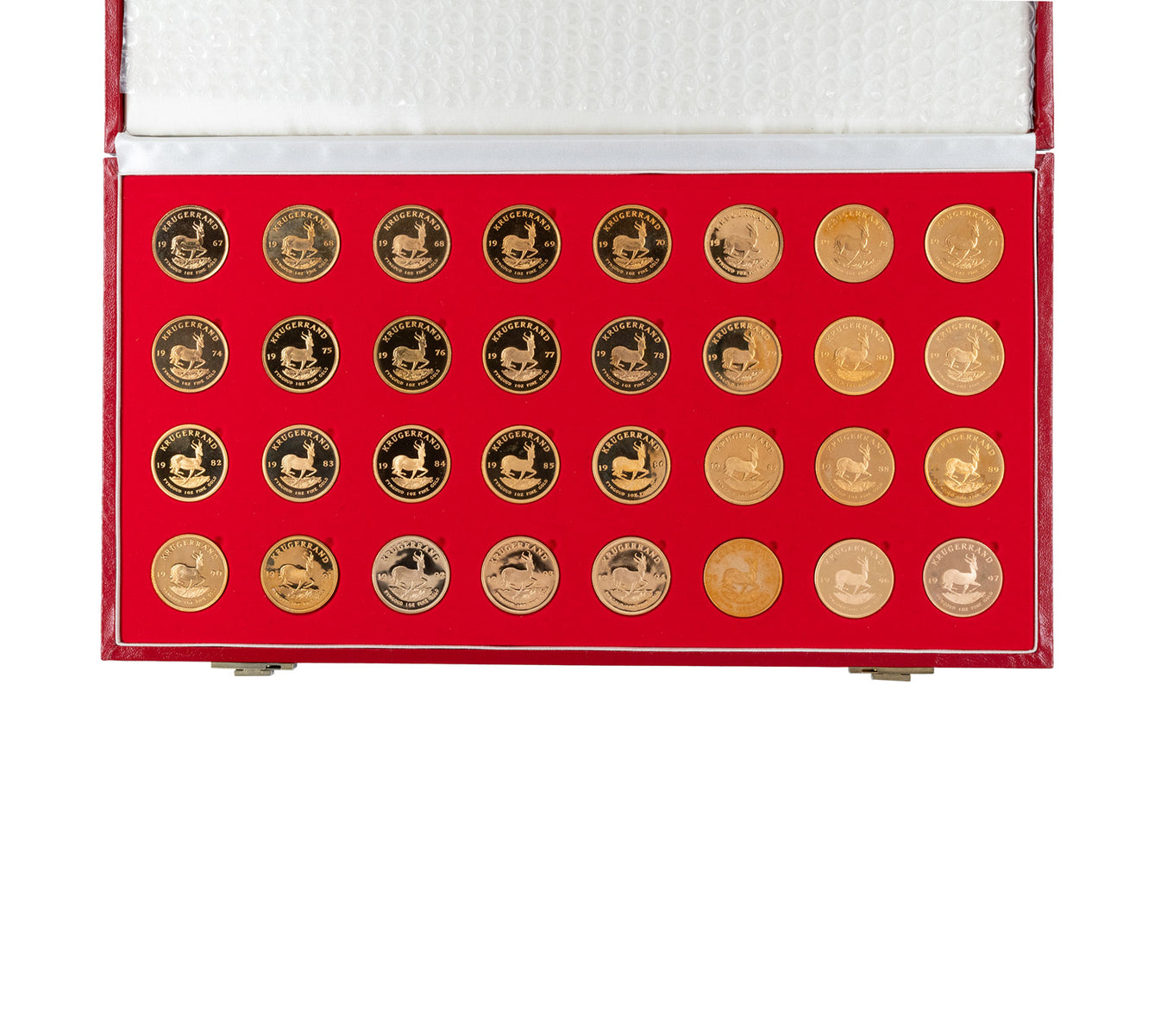 The Genesis Proof Collection - 32 Proof Krugerrands (1967–1997) – The ...