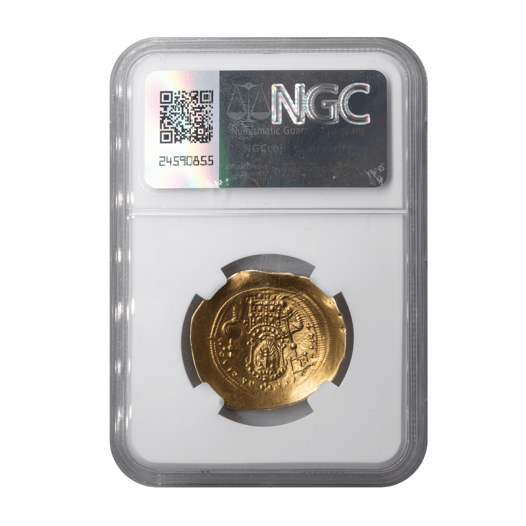 Michael VII Doukas Histamenon Nomisma (Christ Bust w/Edge Crimp) – The ...