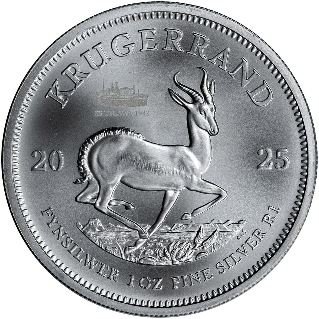 2025 Silver Krugerrand 1 oz SS Tilawa Privy Mark – The Scoin Shop