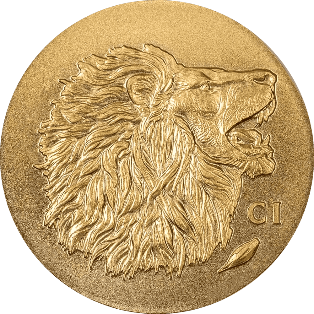 Leon Numismatic Icons 1/2 Gram Gold Coin Cook Islands 2025 Silk Finish ...